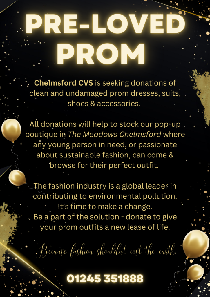 Pre-loved Prom Dress Donation Call - Love Your Chelmsford